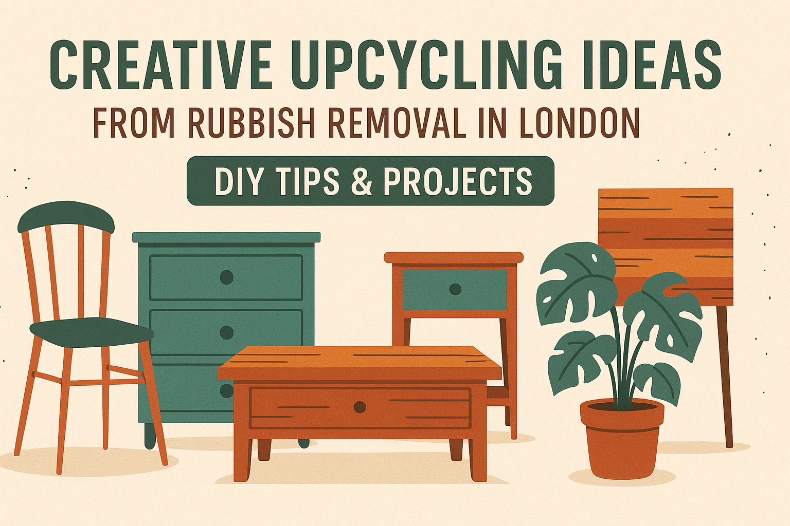 Upcycling Furniture London: DIY Tips from Rubbish Removal